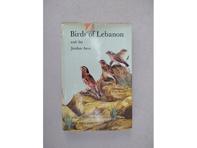 Birds of Lebanon and the Jordan Area -  S. Vere Benson