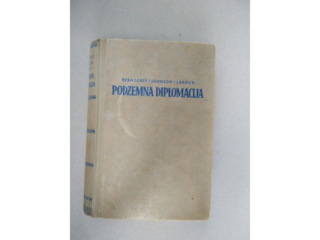 Podzemna Diplomatija RETKO!!! 1940. god