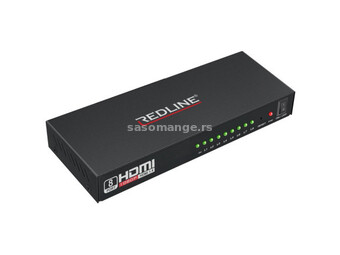 Redline HDMI razdelnik, 1 ulaz - 8 izlaza - HS-8000