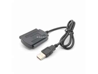 3G (74364) adapter USB (muški) na SATA (ženski) crni