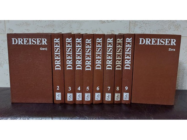 Theodore  Dreiser komplet 1-10