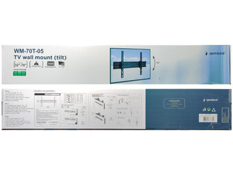 WM-70T-05 ** Gembird tilt VESA max 60x40cm 32-70 max.45kg (614)