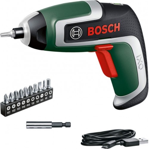 Bosch IXO 7 akumulatorski odvrtač + 10-delni set bitova