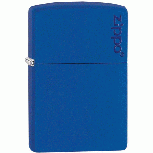 Zippo upaljač Royal Blue Matte Logo