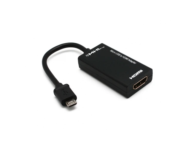 3G (26249) adapter micro USB (muški) na HDMI (ženski) crni