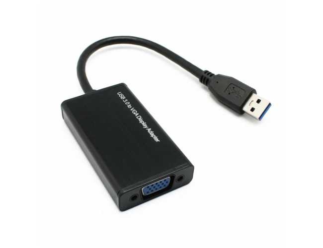 3G (35964) USB 3.0 (muški) na VGA (ženski) crni