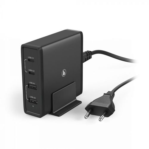 Hama stanica za punjenje 65W (2xPD USB-C, 2xUSB-A)