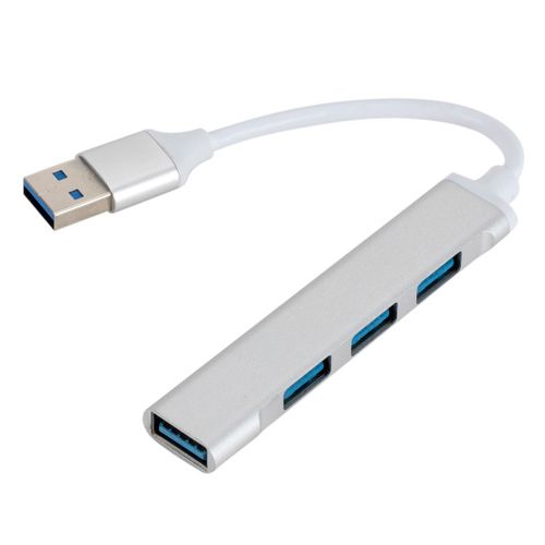 Linkom USB 3.0 na 4 x HUB 3.0 metal sivi