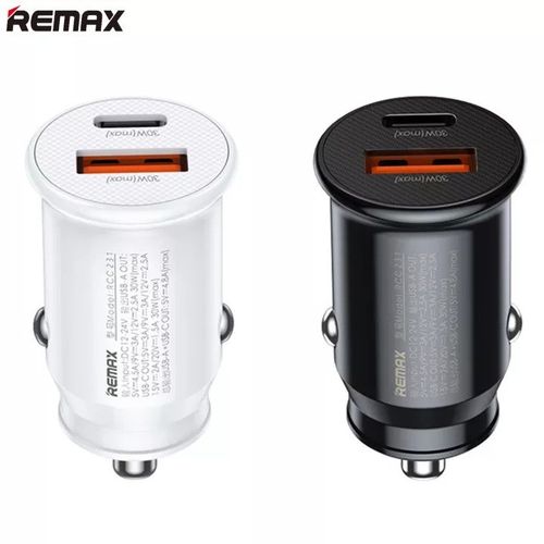 Remax Auto punjac 1xUSB+1xTIP C 30W RCC231, crni