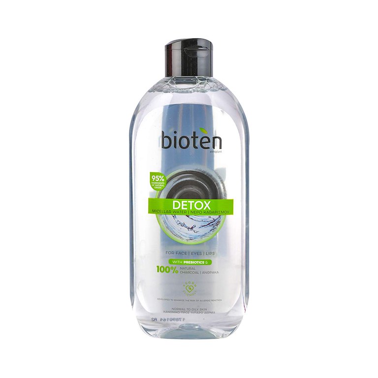 Bioten micelarna voda detox charc 400ml bioten
