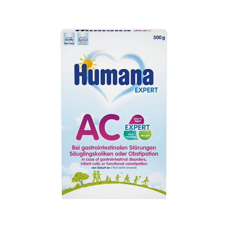 Humana AC EXPERT Mleko AntiColic 300 g Adaptirano Mleko Protiv Grčeva u Stomaku