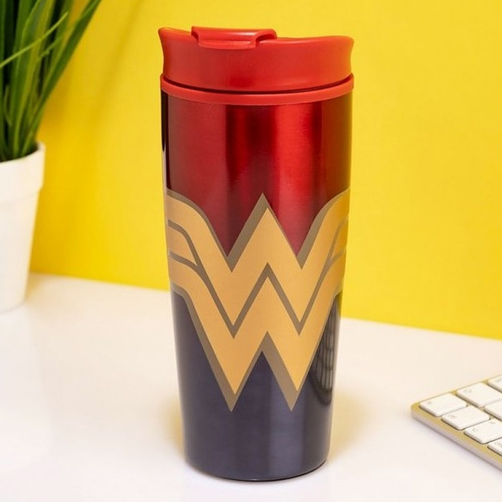 Wonder Woman (Strong) Metal Travel Mug