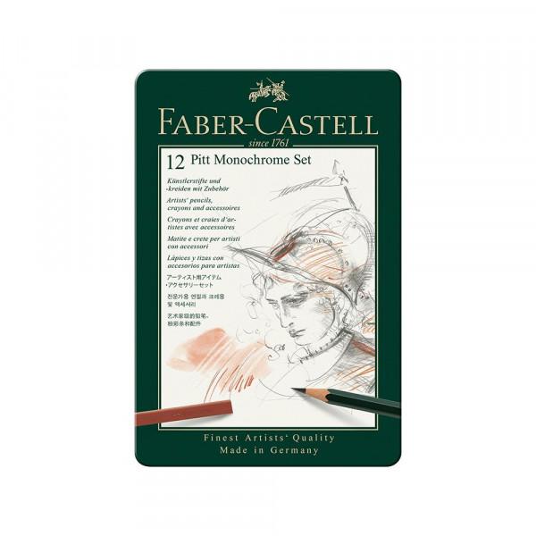 Faber Castell Pitt Monochrome set za crtanje 1/12 112975