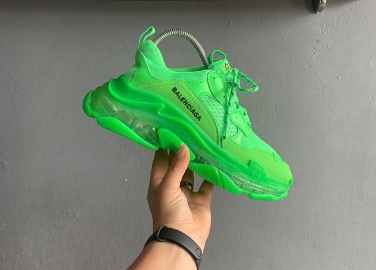 Balenciaga Triple S Neon Green