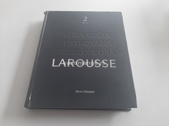 Velika opšta ilustrovana enciklopedija larousse 2 omot udaren unutra nova