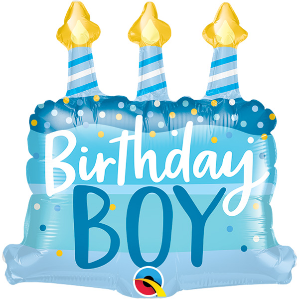 25052
Minishape Birthday Boy Cake & Candles