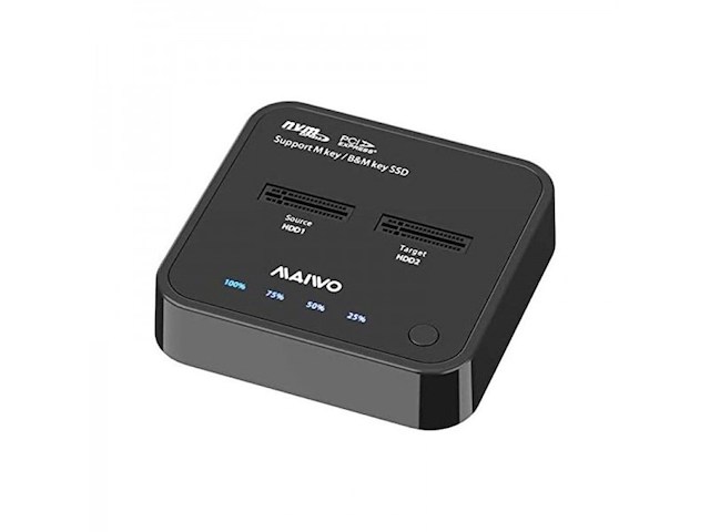 Maiwo Docking Station USB-C 3.2 na 2x M.2 NVMe Clone K3016P2