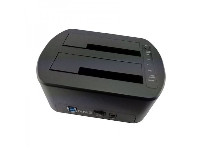 Maiwo HDD dual Docking station USB 3.0, 2.5`/3.5`+Card reader+1xUSB3.0 HUB