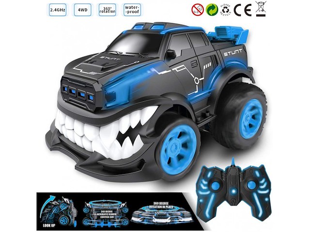 Angry car R/C Automobil sa zubima