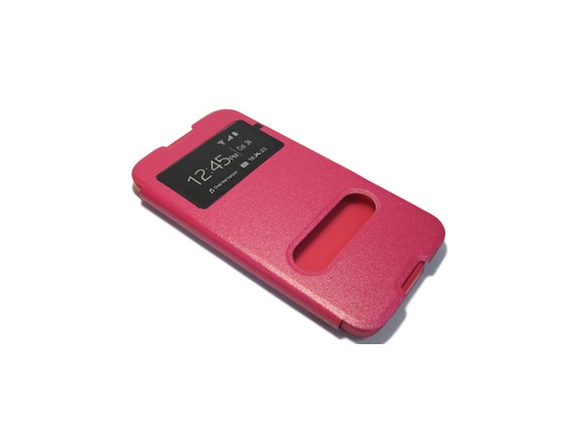 Futrola BI FOLD silikon za Alcatel OT-6045K Idol 3 5.5 roze