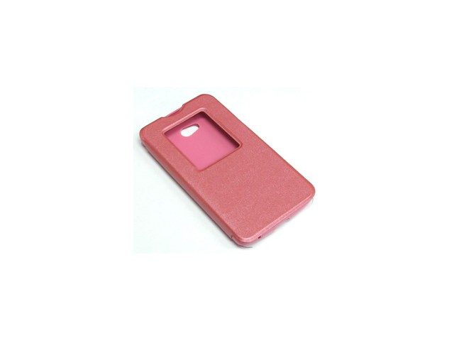 Futrola BI FOLD silikon za LG L80 D380 roze