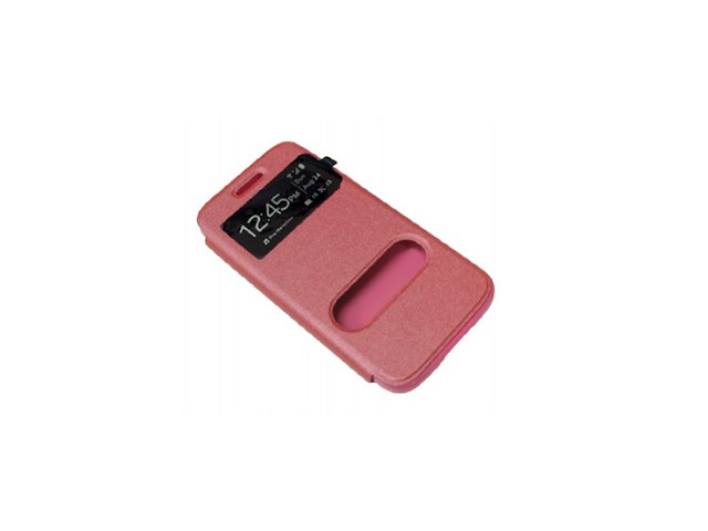 Futrola BI FOLD silikon za Samsung G800 Galaxy S5 mini roze