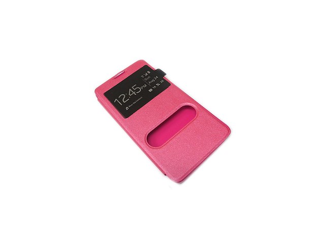 Futrola BI FOLD silikon za Samsung N910 Galaxy Note 4 pink