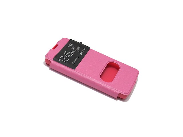 Futrola BI FOLD silikon za LG Leon H340 pink