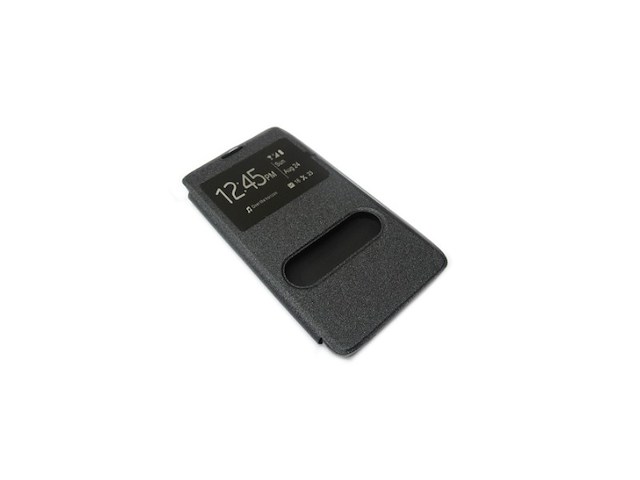 Futrola BI FOLD silikon za Samsung N910 Galaxy Note 4 crna