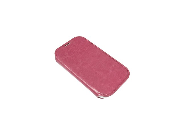 Futrola BI FOLD silikon bez prozora za Alcatel OT-5036D Pop C5 pink