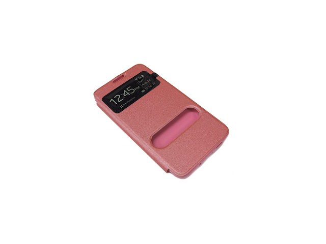 Futrola BI FOLD silikon za Samsung N7505 Galaxy Note 3 Neo roze