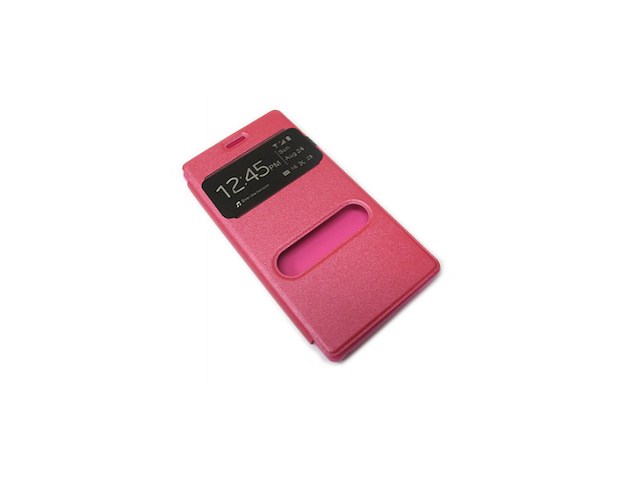 Futrola BI FOLD silikon za Sony Xperia M2 D2305 roze
