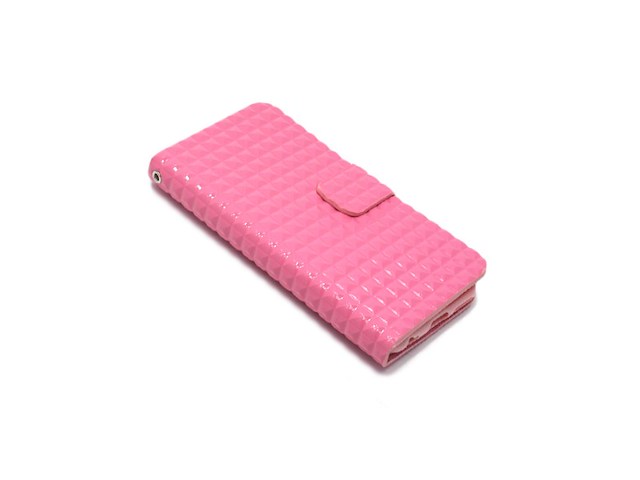 Futrola BI FOLD DIAMOND za Samsung N910 Galaxy Note 4 roze