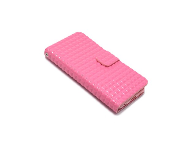 Futrola BI FOLD DIAMOND za Iphone 5G-5-SE roze