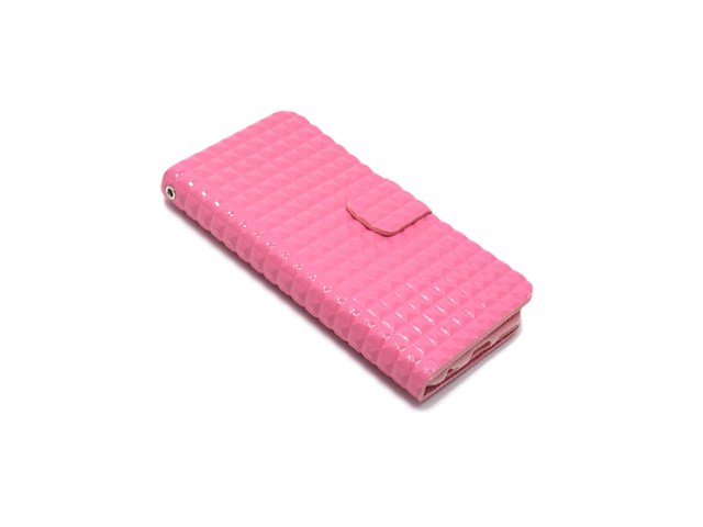 Futrola BI FOLD DIAMOND za Samsung G920 Galaxy S6 roze
