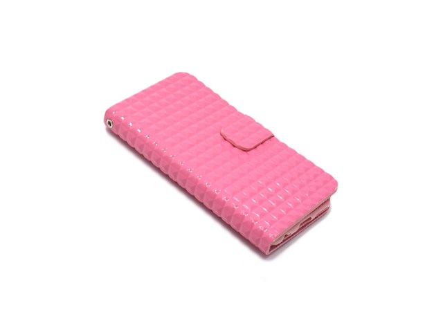 Futrola BI FOLD DIAMOND za Samsung N920 Galaxy Note 5 roze