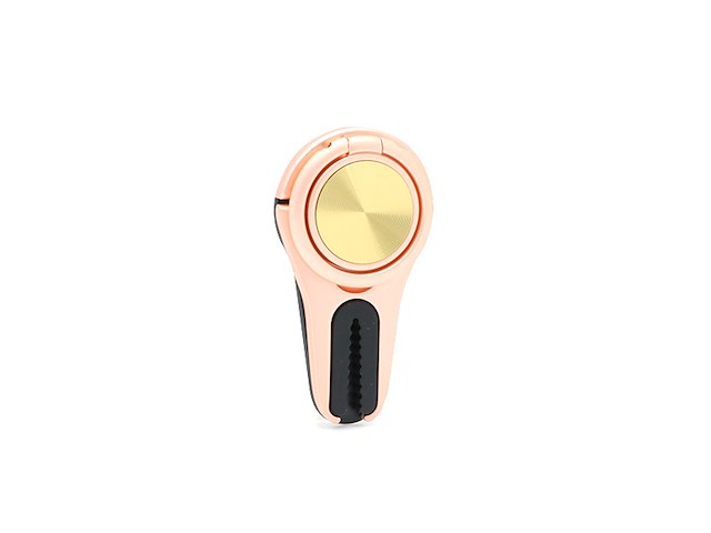 Drzac za mobilni telefon RING magnetni roze-zlatni (ventilacija)