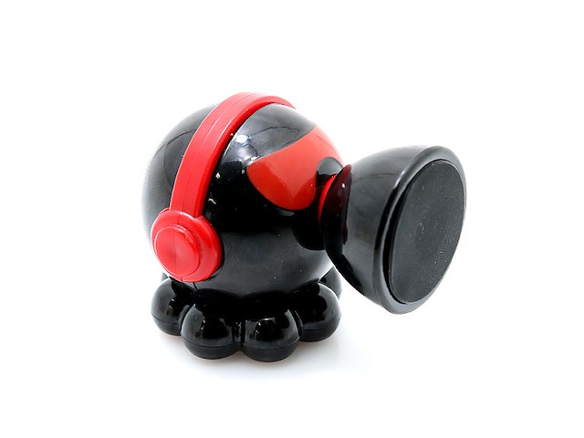 Drzac za mobilni telefon Cool elephant magnetni crno-crveni