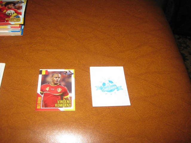 Euro cards  2016 - Vincent Kompany (Belgium)