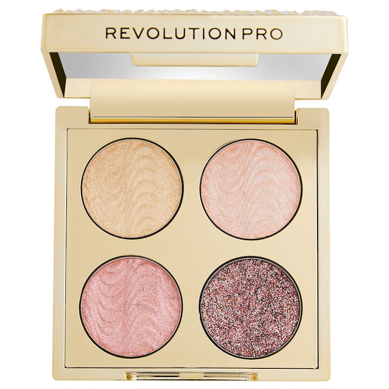 Mini paleta senki REVOLUTION PRO Ultimate Eye Look Champagne Crystal 3.2g