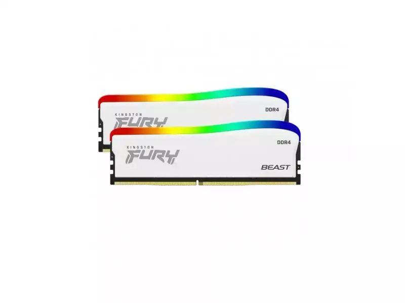 KINGSTON DDR4 3200MHZ 16GB (2 X 8GB) FURY BEAST RGB KF432C16BWAK2/16