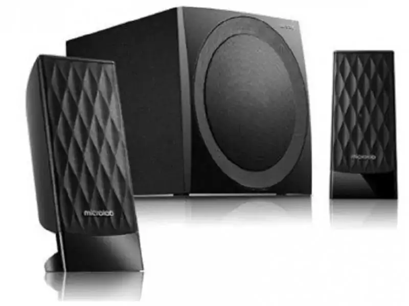 MICROLAB M-300 AKTIVNI DRVENI ZVUCNICI 2.1 SISTEM 38W RMS(14W, 2X12W) 3.5MM