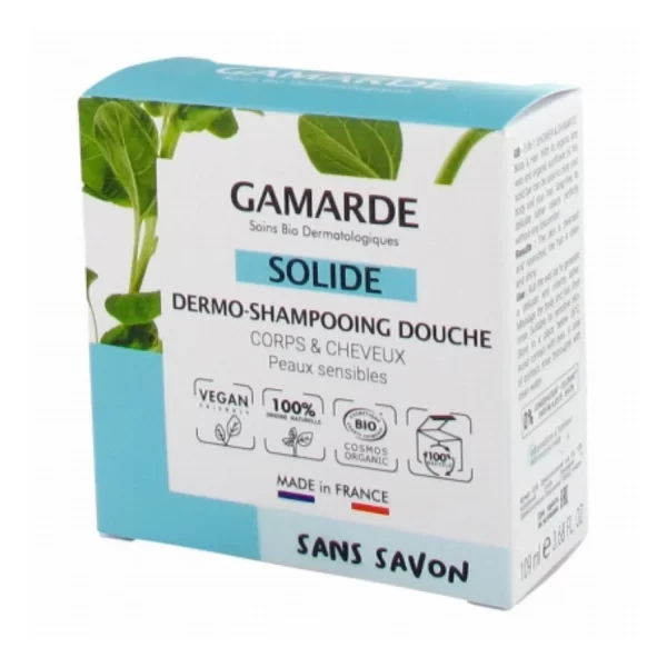 Gamarde čvrsti šampon za kosu i kupka za telo 109 ml