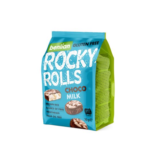 Benlian Choco Rocky Rolls mleko 70g