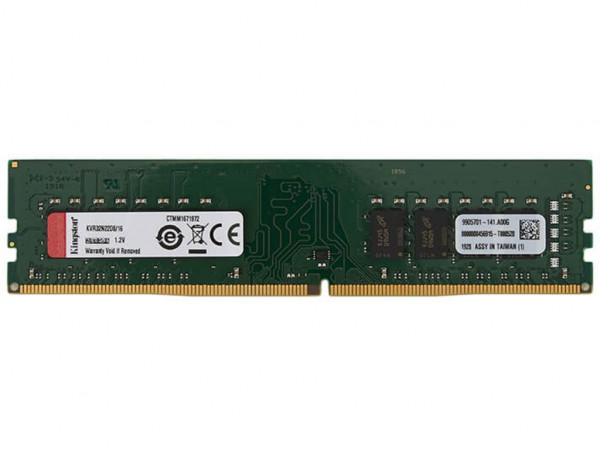 Memorija KINGSTON KVR32N22D8 16 16GB DIMM DDR4 3200MHz crna