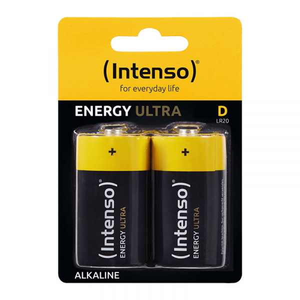 Baterija alkalna INTENSO LR20/D pak 2 kom