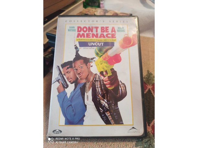 Don`t be a menace DVD