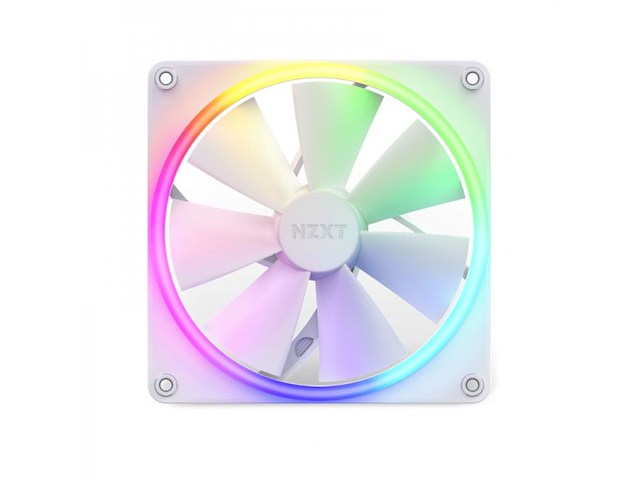 Nzxt F140 RGB 140mm ventilator beli (RF-R14SF-W1)