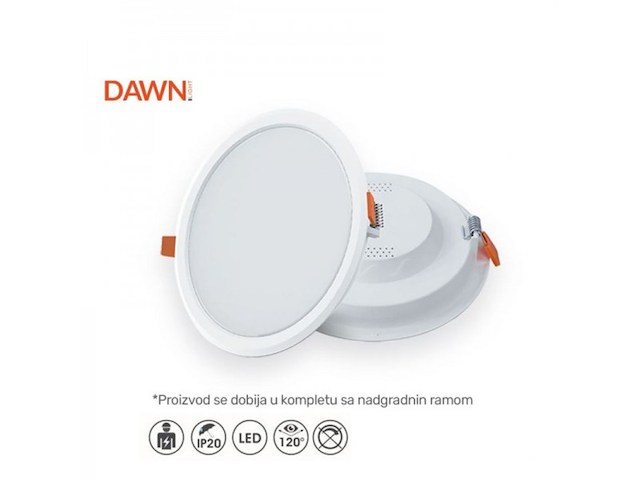 DAWN LED PANEL KNC1-18W 6500K 1620lm 120° IP20 / RAM