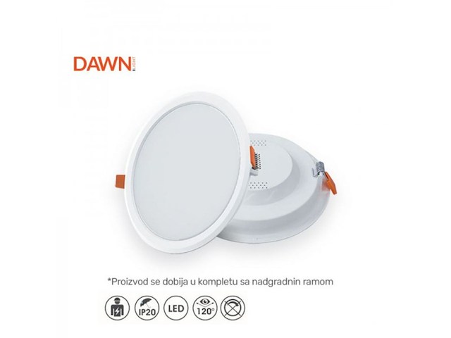 DAWN LED PANEL KNC1-12W 6500K 960lm 120° IP20 / RAM